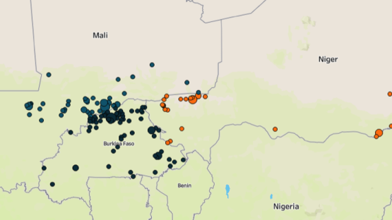 Conflict intensifies and instability spreads beyond Burkina Faso, Mali, and Niger | ACLED