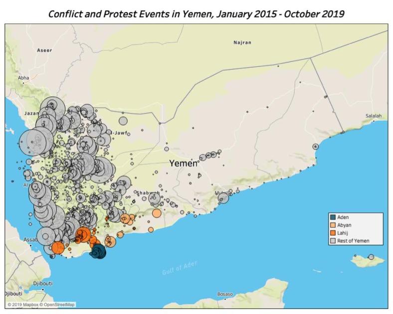 Yemen's Fractured South: Aden, Abyan, and Lahij | ACLED
