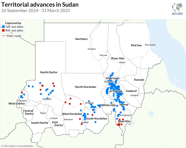 Two years of war in Sudan: How the SAF is gaining the upper hand | ACLED
